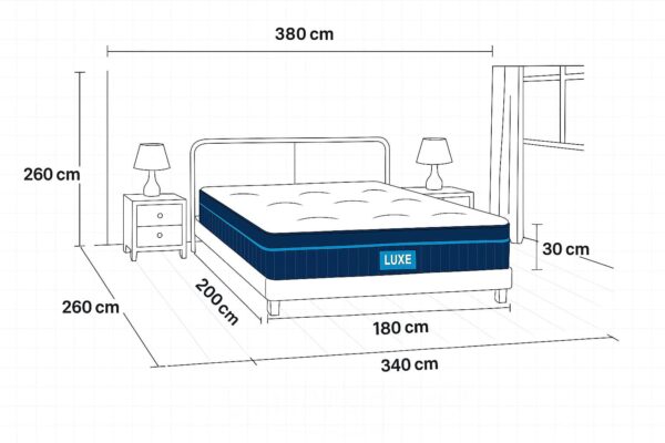 Super King Bed Size Guide: Dimensions in cm, feet, inches, and meters ...