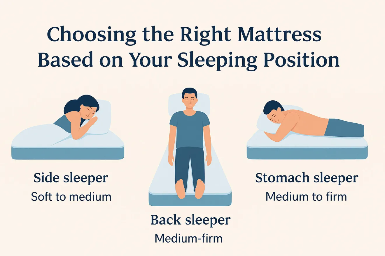 Choosing the Right Mattress Based on Your Sleeping Position | Luxe ...