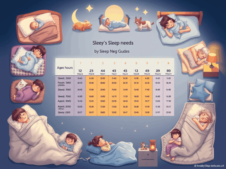 Sleep Chart by Age: How Much Sleep You Really Need - Luxe Mattresses ...
