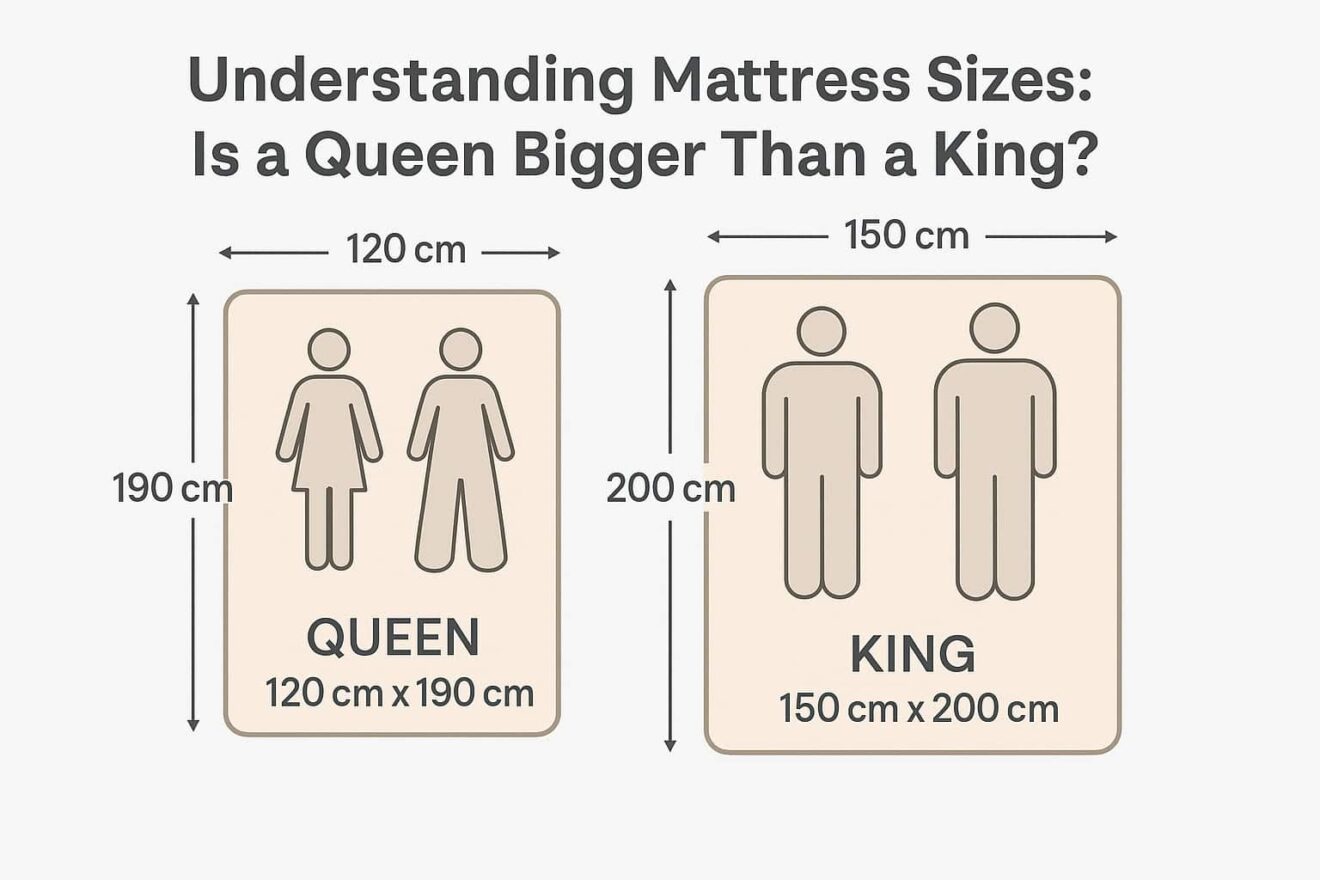 Understanding Mattress Sizes: Is a Queen Bigger Than a King? - Luxe ...
