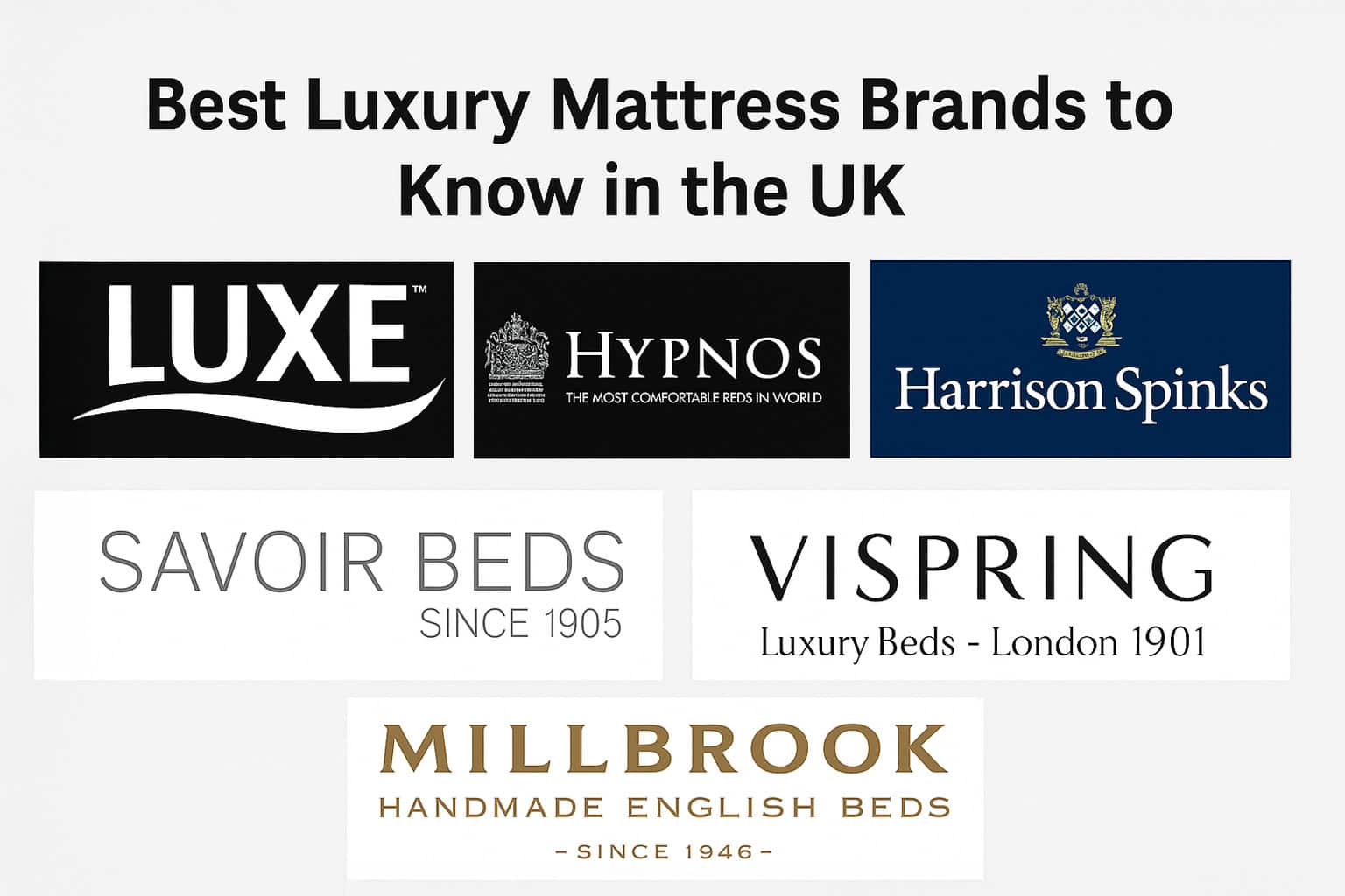 Best Luxury Mattress Brands to Know in the UK | Luxe Mattresses and ...
