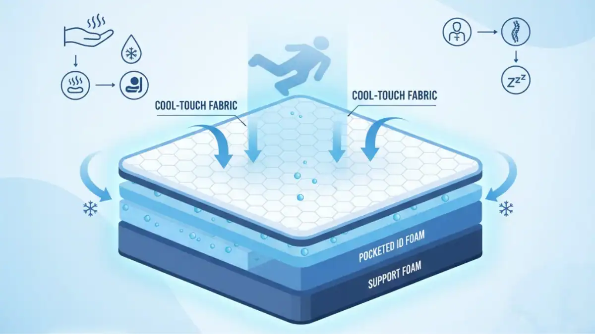 Cool Touch Mattress Technology: How It Works and Benefits | Luxe ...